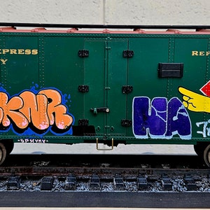 Custom Designed G Scale Model Boxcar Train Graffiti Car - Etsy