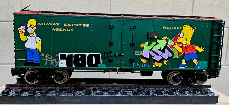 Custom Designed G Scale Model Boxcar Train Graffiti Car - Etsy