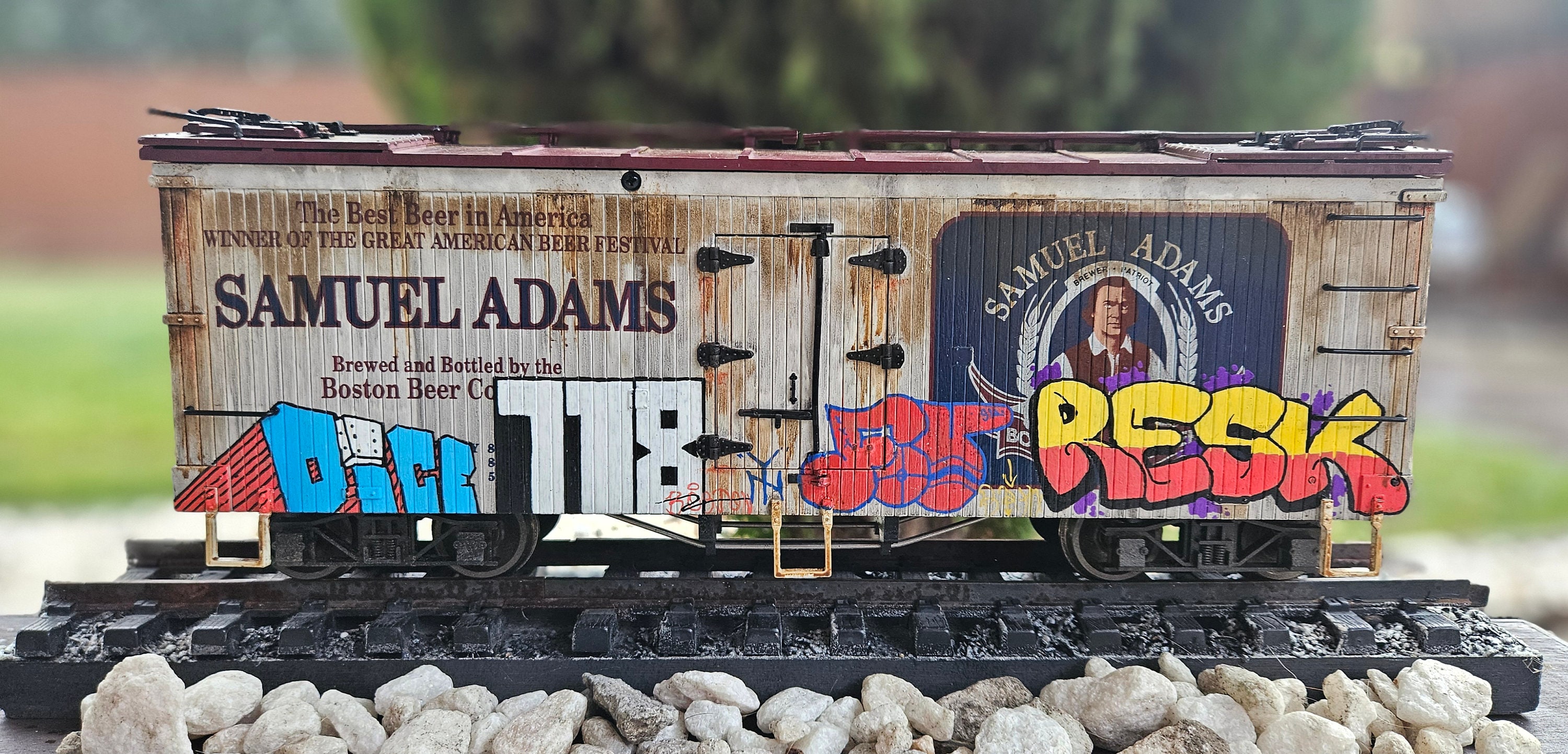 Custom Designed G Scale Model Boxcar Train Graffiti Car - Etsy