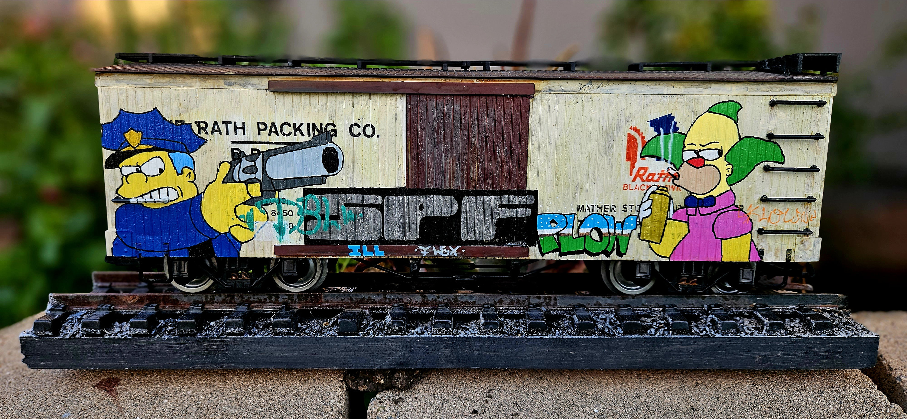 Custom Designed G Scale Model Boxcar Train Graffiti Car - Etsy
