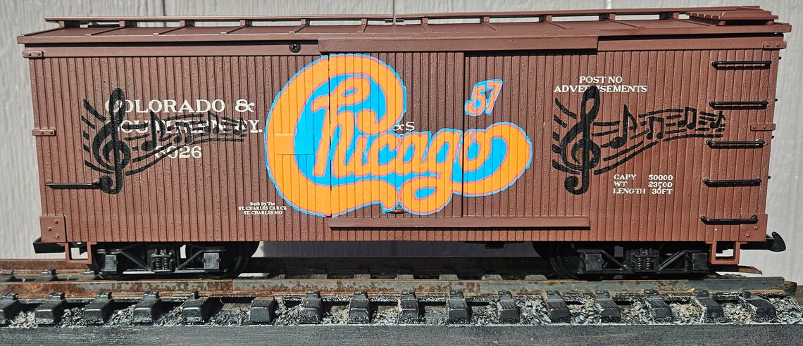 Custom Designed G Scale Model Boxcar Train Graffiti Car - Etsy