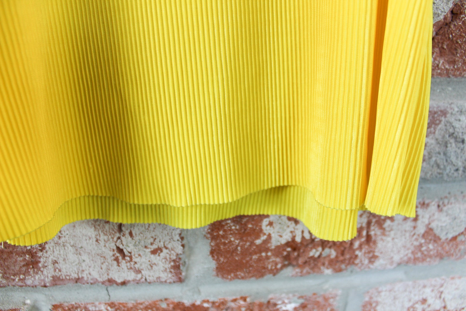 90s Ribbed Tank Vintage Yellow Tank Top Canary Yellow | Etsy