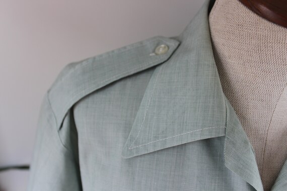 Vintage 1960s Collared Work Shirt | Size 15 1/2 XL | … - Gem