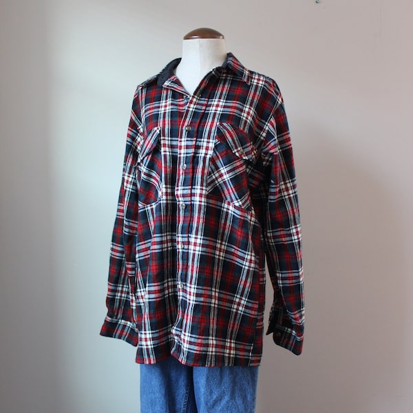 Red Flannel Shirt - Etsy