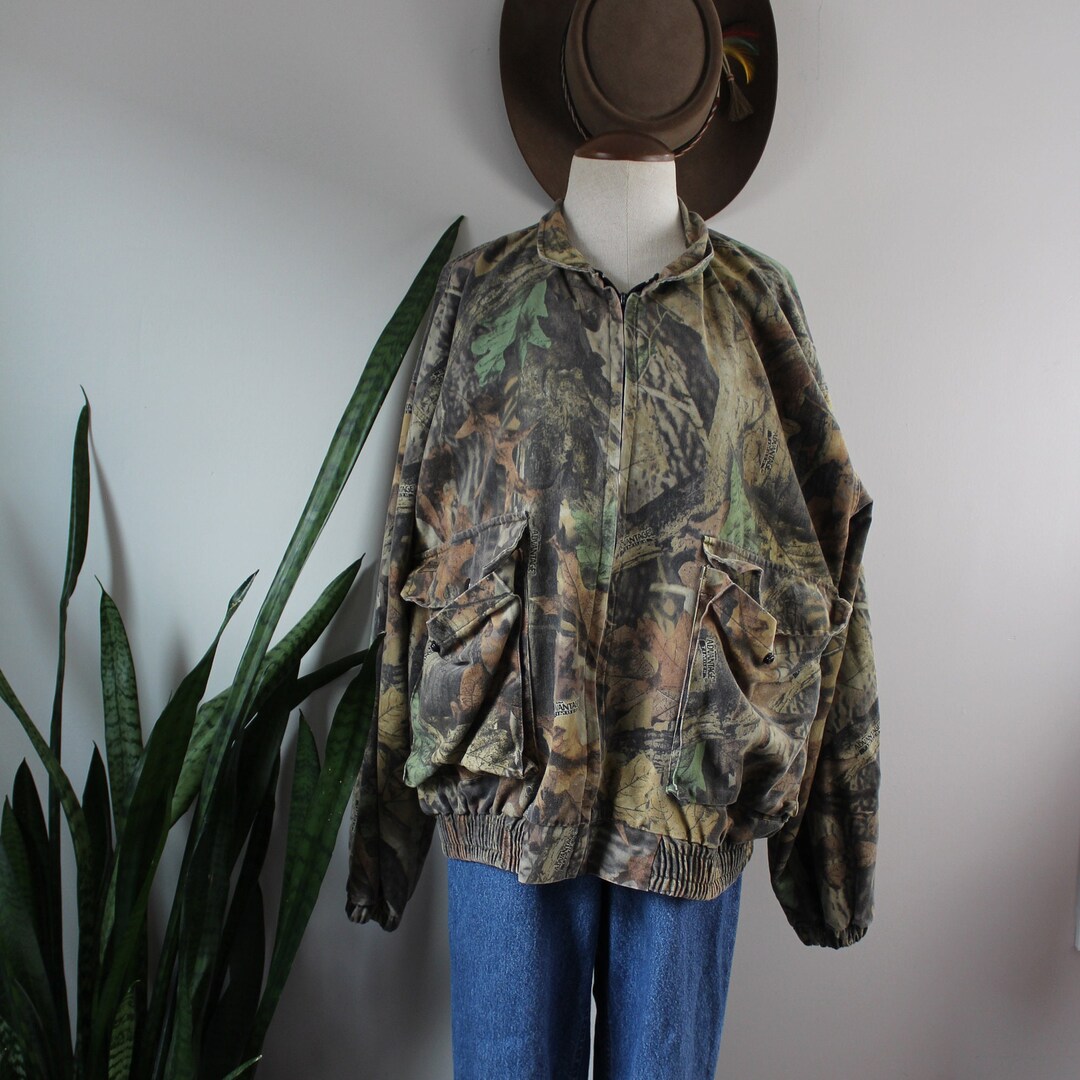 Vintage Whitewater Outdoors Camo Jacket | Size XL | Oversize Cotton ...