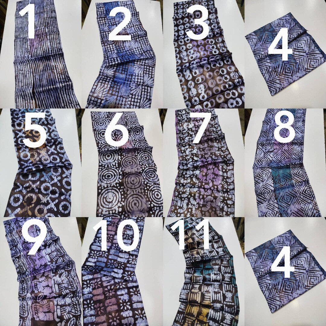 Kampala Adire Fabric (tie and Dye) Cotton - 5 Yards by 47 Inches Length ...