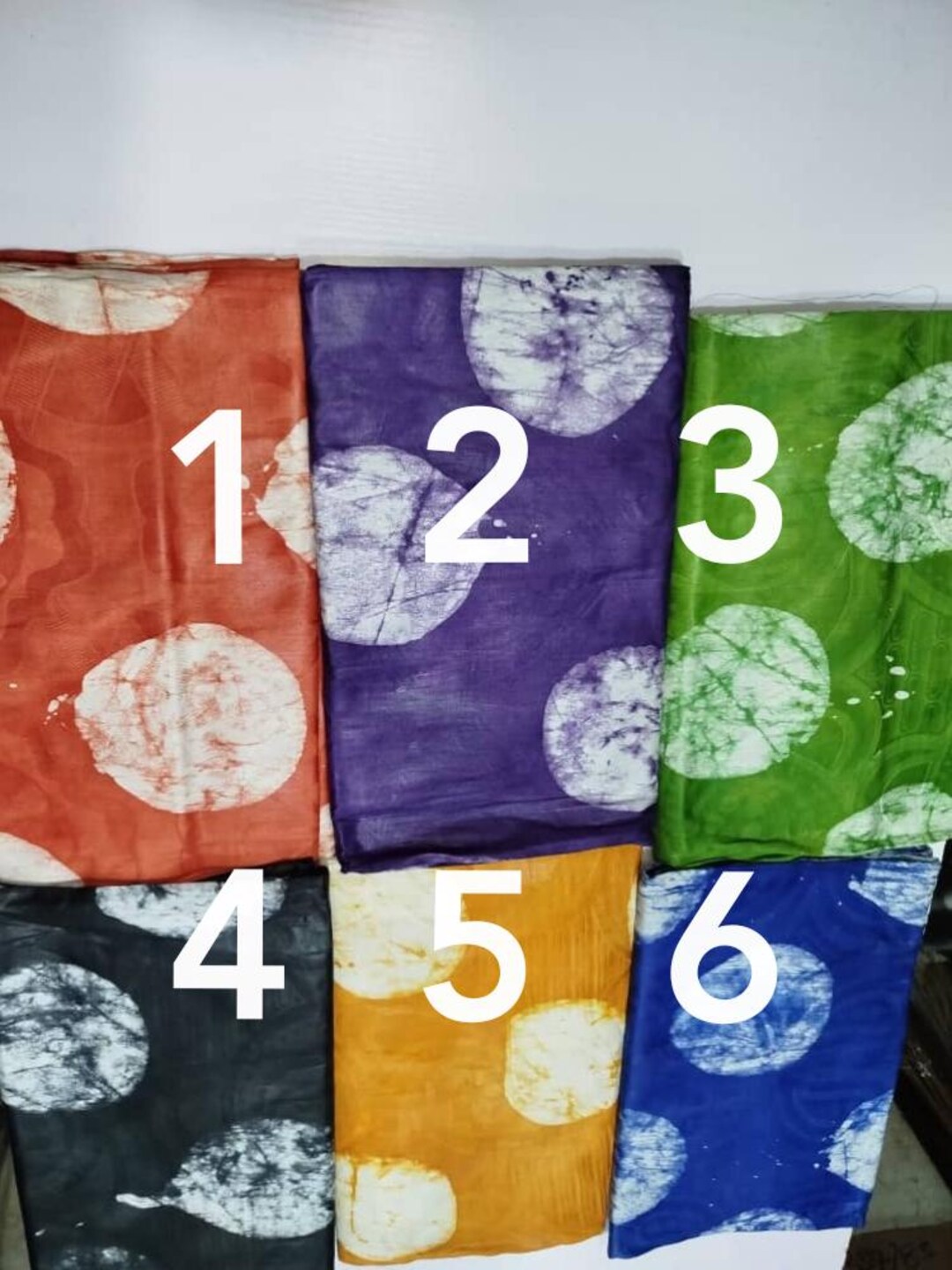 Kampala Adire Fabric (tie and Dye) Cotton - 5 Yards by 47 Inches Length ...