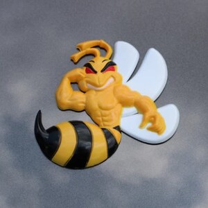 Angry Bee Emblems 4 Colors Available Car Truck Motorcycle SUV Auto - Etsy