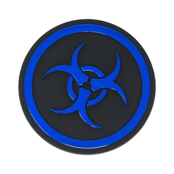 Blue Biohazard Emblem Custom Badge for Car Truck SUV 4x4 - Etsy