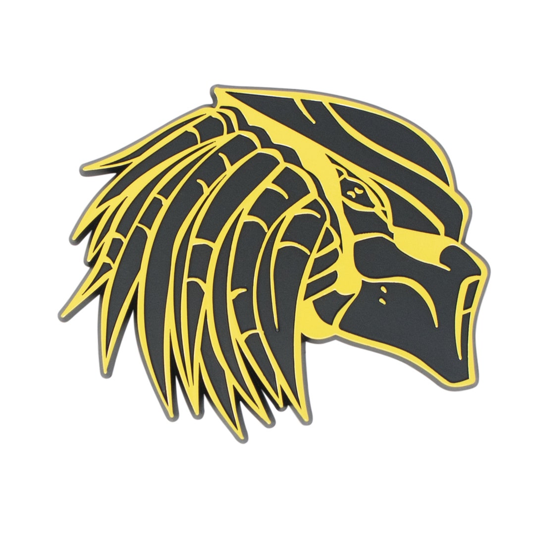 Yellow Predator Emblem: 3D Car Badge, Auto Decal - Etsy