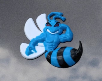 Angry Bee Emblems 4 Colors Available Car Truck Motorcycle | Etsy