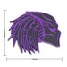 PURPLE/BLACK Right Facing Predator Custom Emblem Auto Car Truck - Etsy