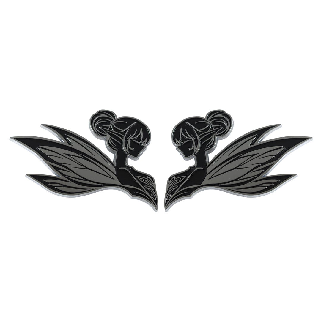 Red Star Pro | Chrome Fairy Emblem, 3D Fantasy Car Badge, Custom Auto Accessories for Truck, SUV ...