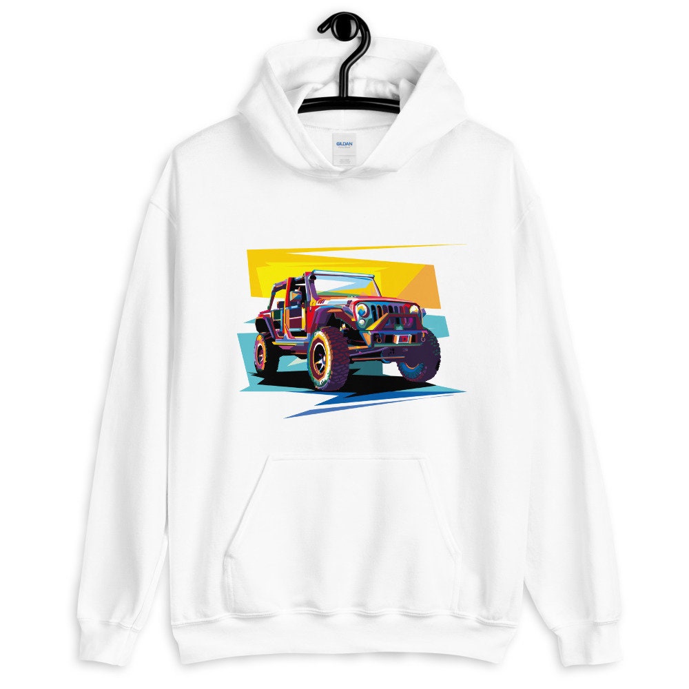 4x4 Multi-color Hoodie | Etsy