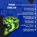 Bass Emblem, Fish Badge 3D Decal Sticker Accessories for Car, Truck ...