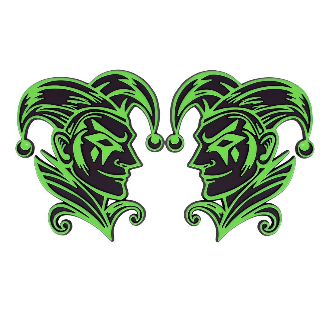Joker Emblem, Custom Jester Car Badge 3D Decal Sticker, Durable ...