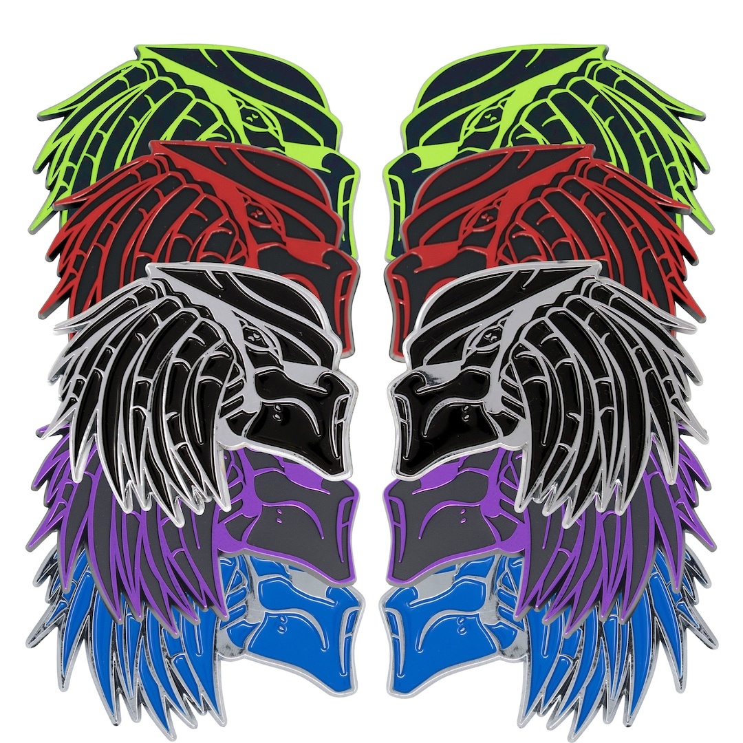 Predator Emblem, Custom Car Badge 3D Decal Sticker, Durable ...