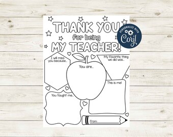 Teacher Appreciation Week Printable Teacher Appreciation Coloring Page ...