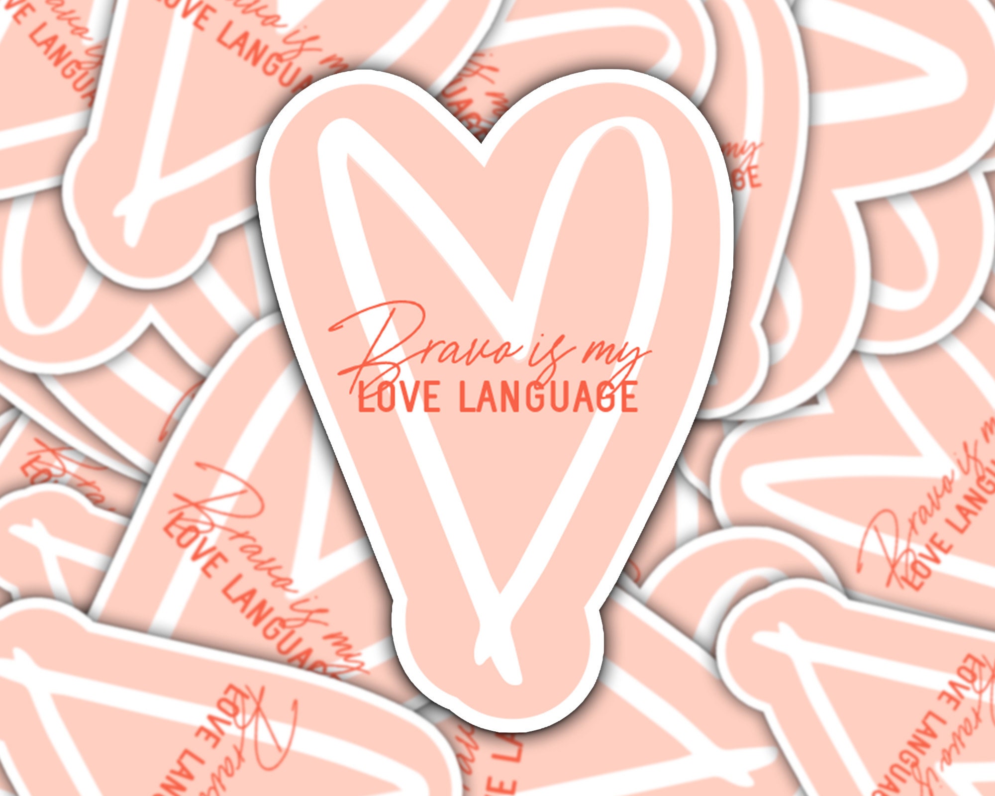 Bravo is My Love Language Sticker, Real Housewives Inspired Sticker ...
