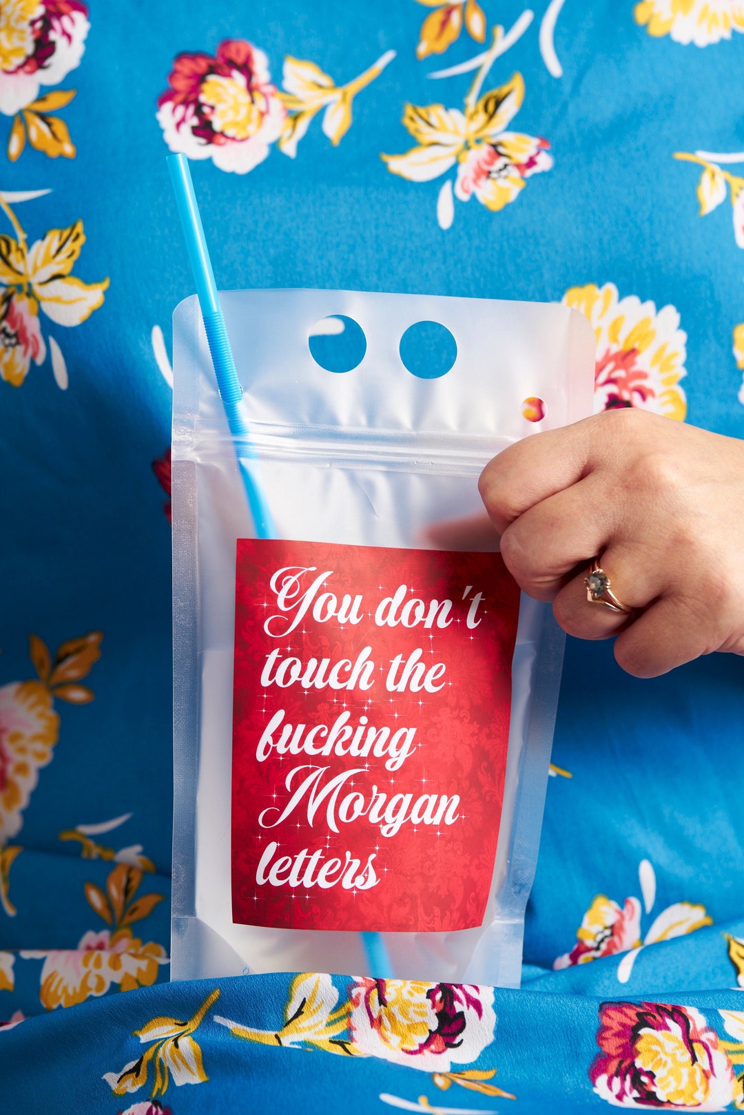 Morgan Letters Drink Pouch, Sonja Morgan Quote, Straw That Stirs the ...