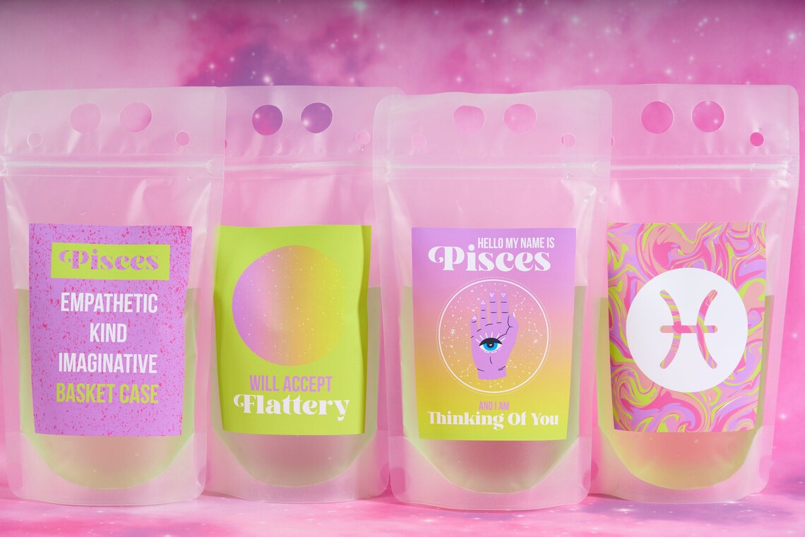 Pisces Party Cup Zodiac Water Sign Gifts for Astrology - Etsy