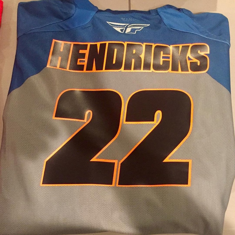 Custom MX Jersey ID Kit MX Jersey Name/number Printing - Etsy