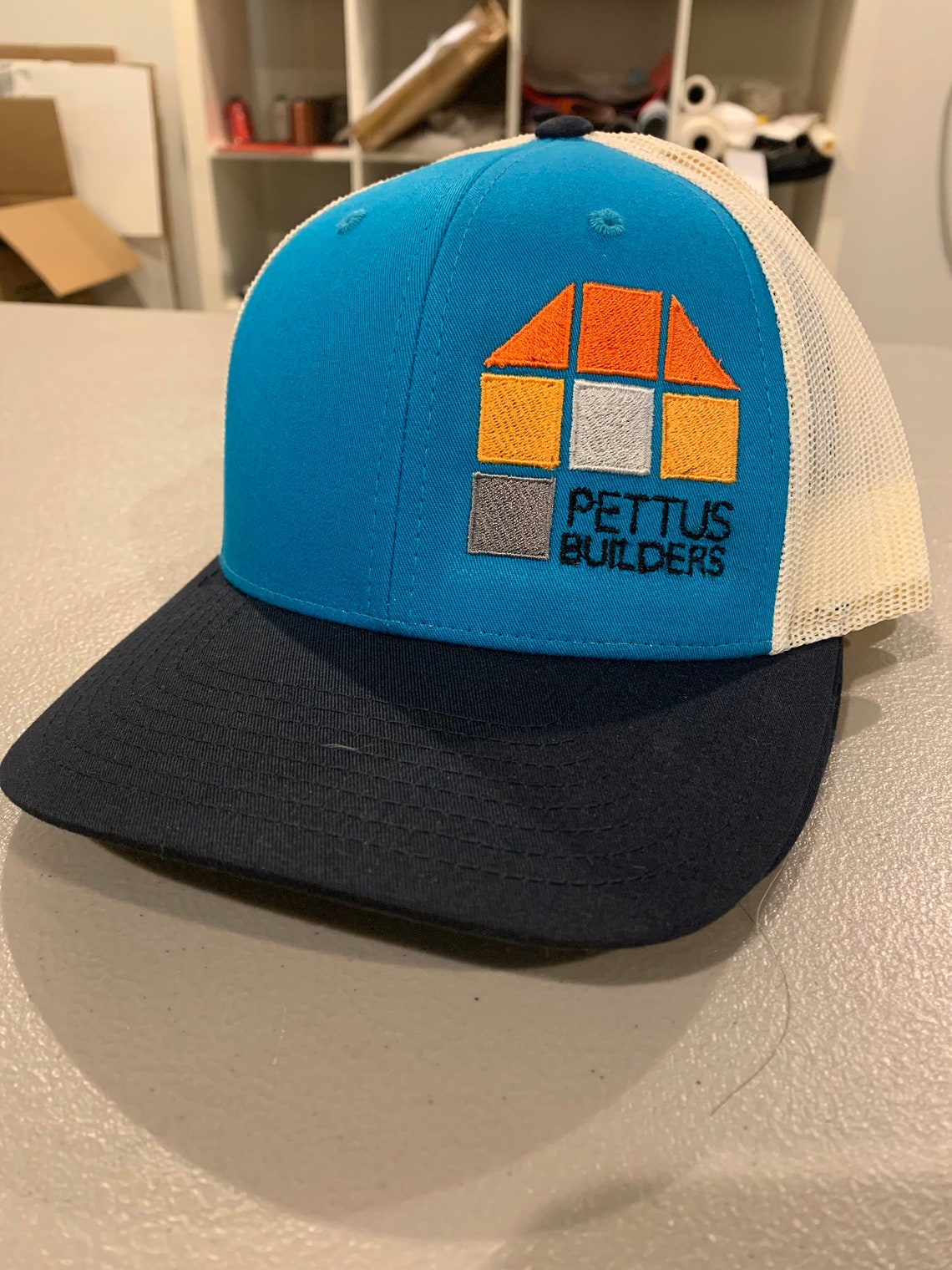 Custom Embroidered Richardson 112 mesh snapback cap/hat with | Etsy