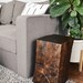Log End Table, Solid Wood Table, Stump Table, Solid Wood Furniture ...