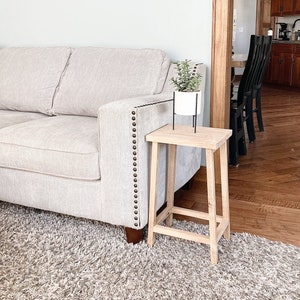End Table White Oak Table Side Table Natural Wood Table - Etsy