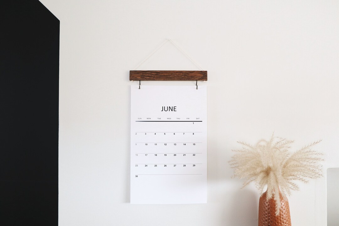2026 Original Wood Calendar, Monthly Calendar, Wall Decor, Simple Wood ...