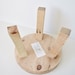 Stool, Solid Pine Stool, Plant Stand, Handmade, Modern Furniture ...
