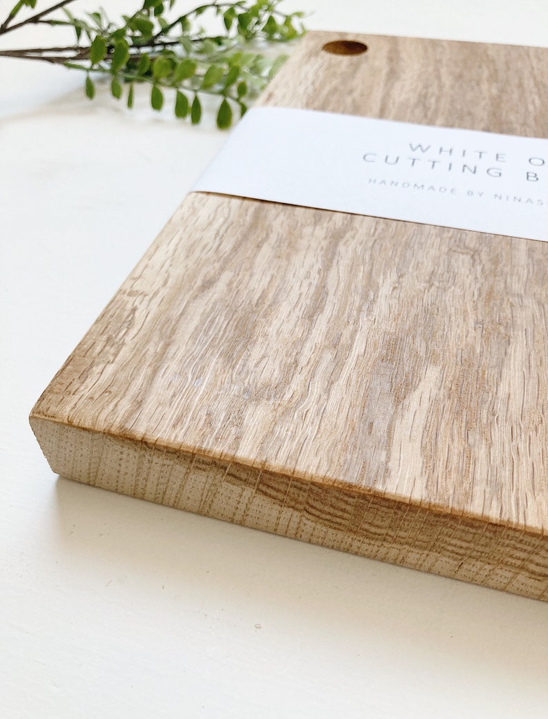 White Oak Cutting Board Wood Cutting Board Solid Wood - Etsy
