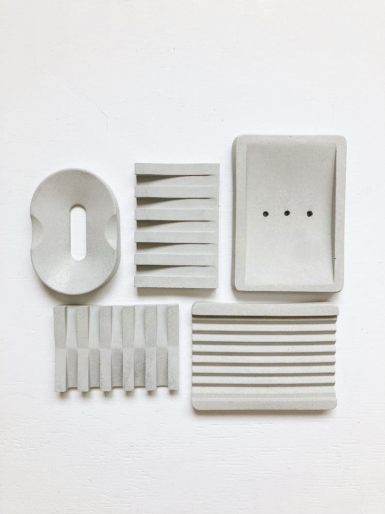 Rectangle Soap Dish Bar Soap Dish Concrete Soap Dish Soap - Etsy