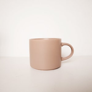 Tan Mug, Coffee Mug, Gift Idea, Simple Mug, Gift Idea, Coffee Bar ...