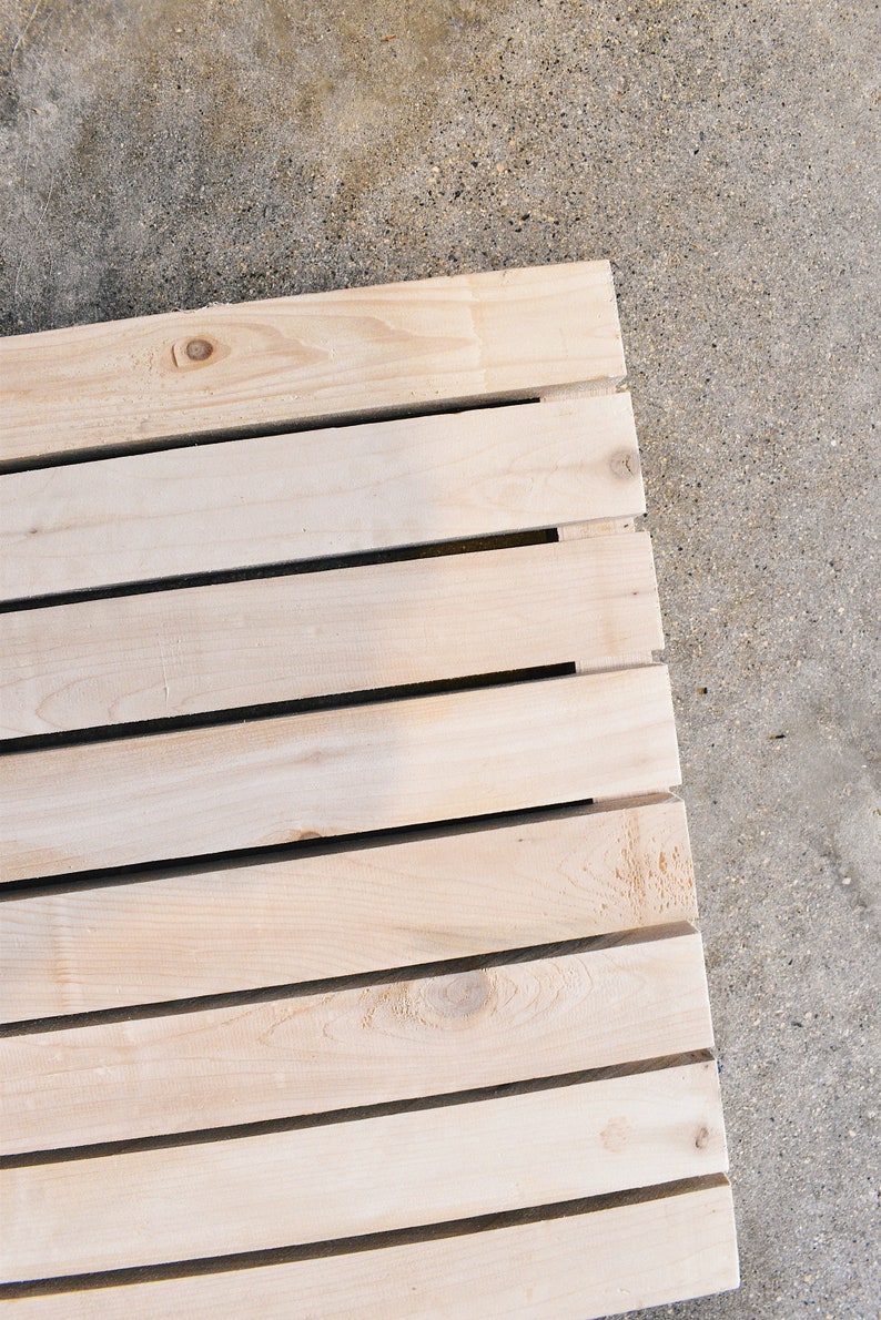 Cedar Bath Mat Wood Mat Handmade Bath Mat Cedar Bathroom - Etsy