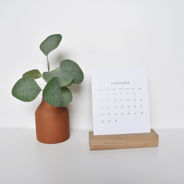 Mini Desk Calendar - Etsy