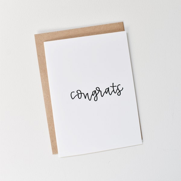 Hand Lettered Card - Etsy