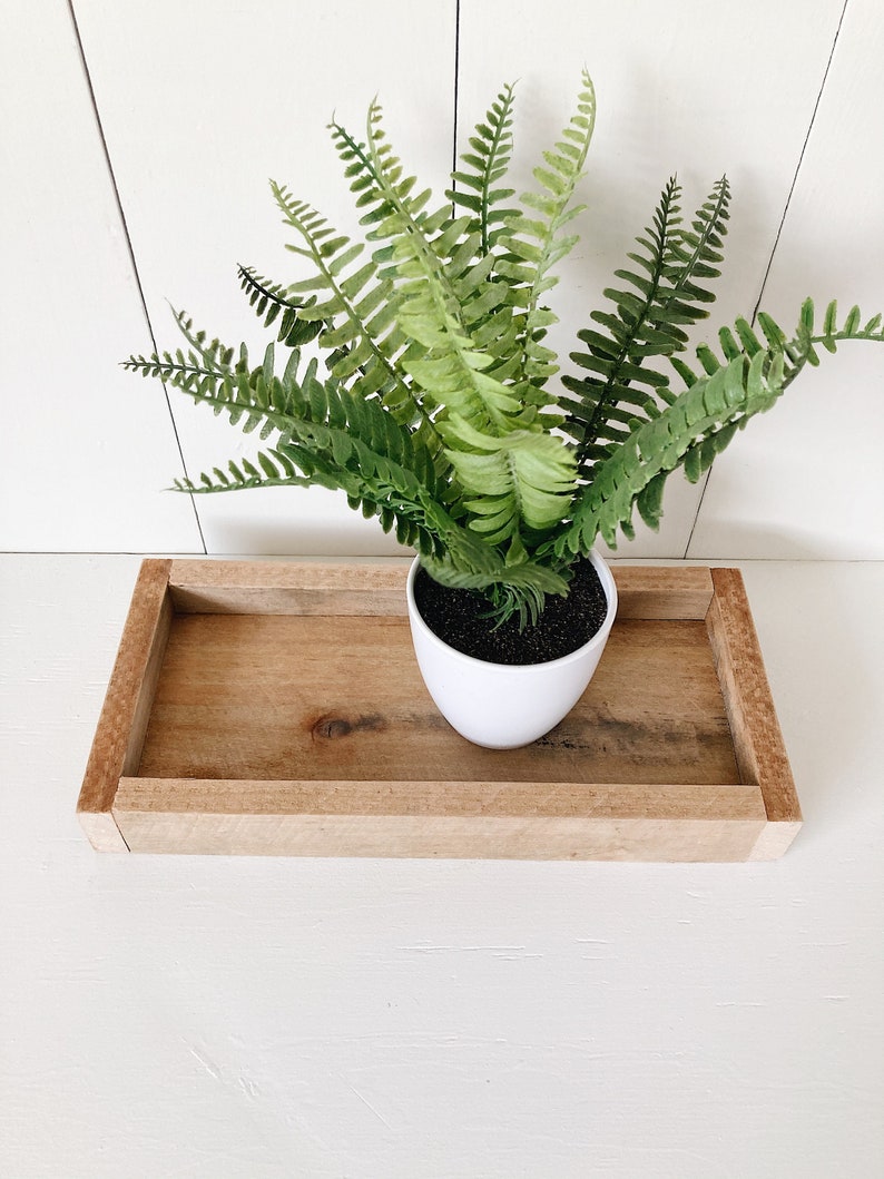 Tray Wood Tray Rustic Wood Tray Solid Tray Gift Toilet - Etsy