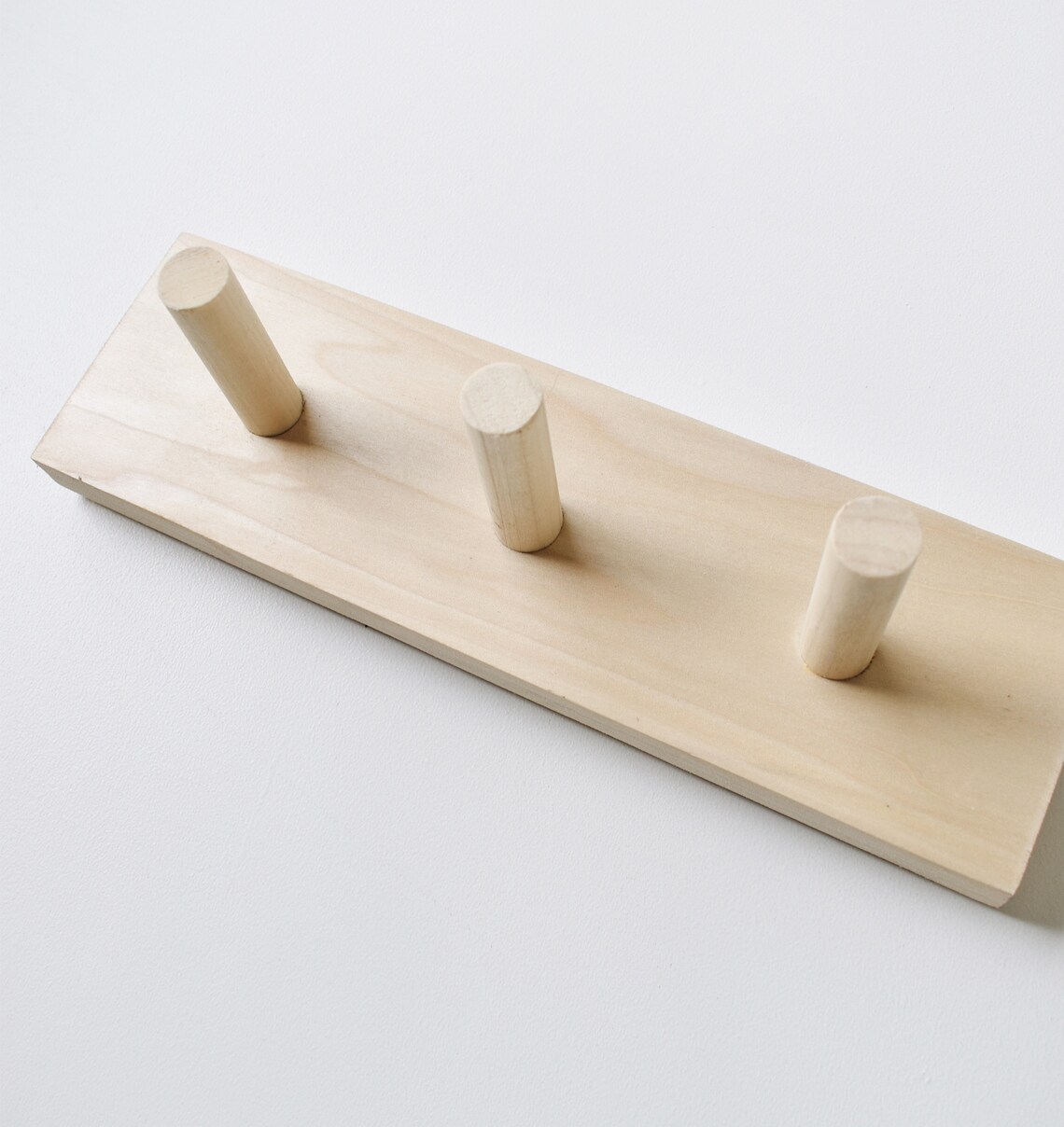 Peg Hooks Wood Dowel Hooks Natural Wood Hooks Towel Hooks - Etsy