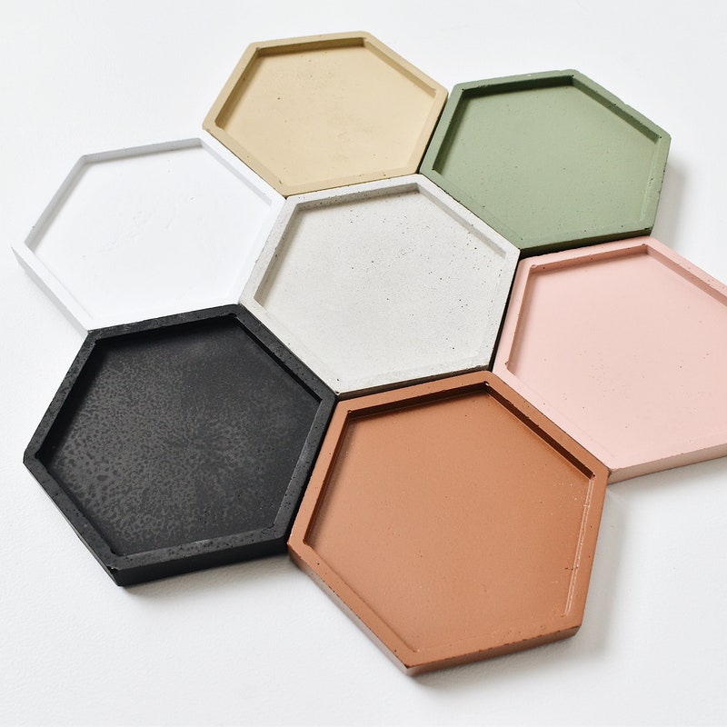 Hexagon Coasters - Etsy