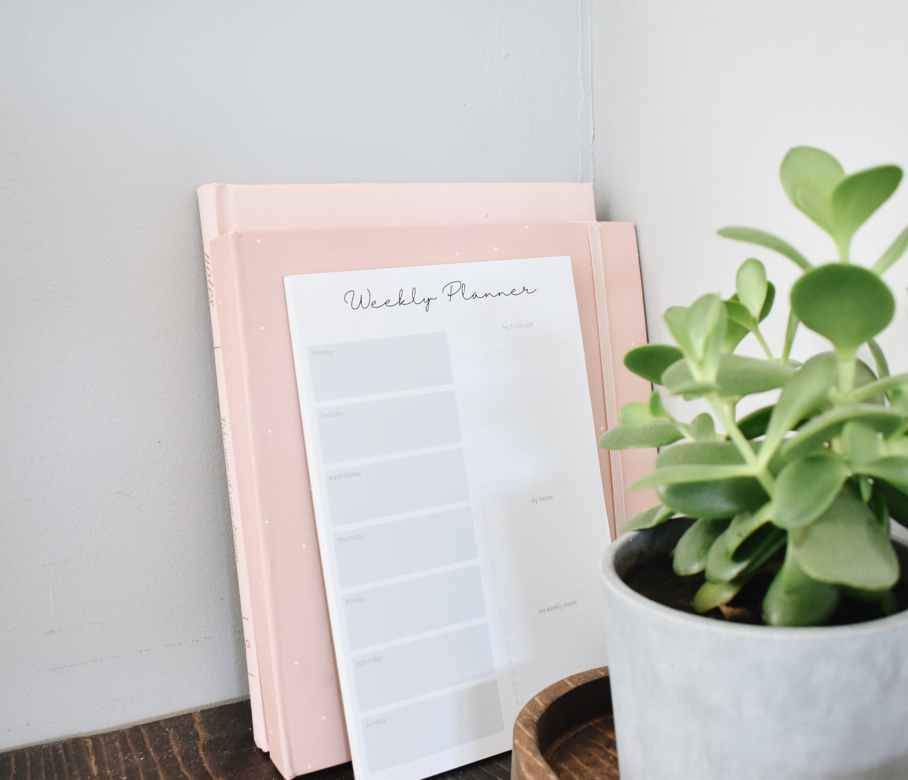 Weekly Planner Calendar Birthday Calendar Modern Calendar - Etsy