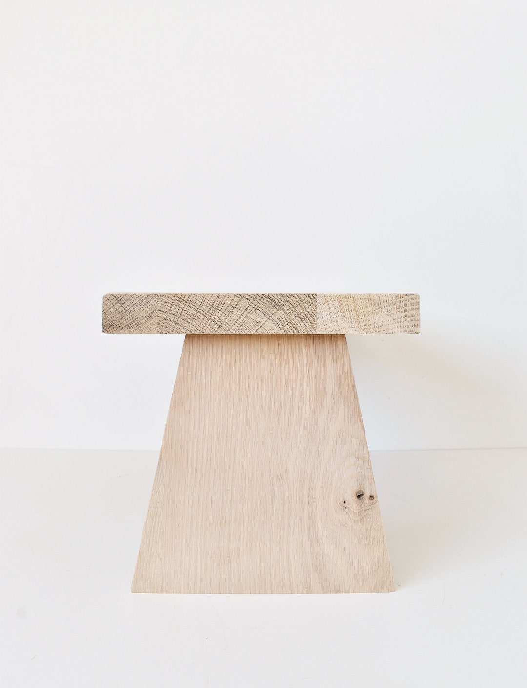 Step Stool, White Oak Stool, Plant Stand, White Oak, Natural Wood Decor ...