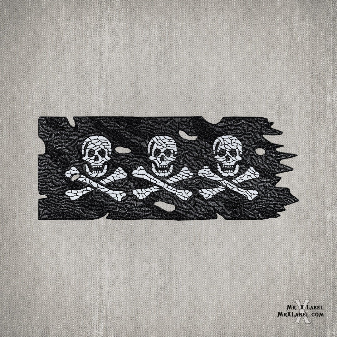 Pirate Flag Patch - Billy One Hand (christopher Condent) - 100% ...
