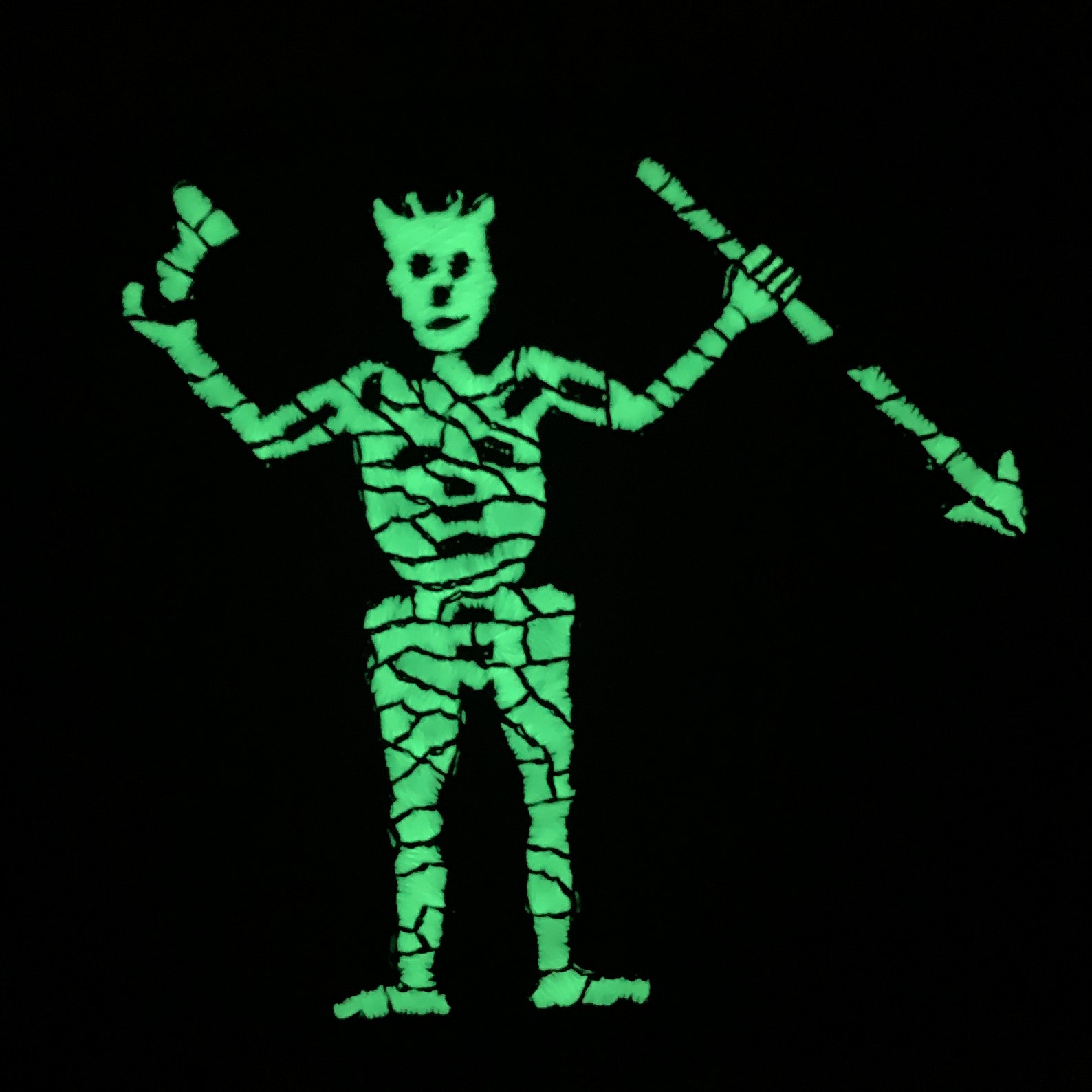 Pirate Flag Patch Blackbeard edward Teach 100% - Etsy