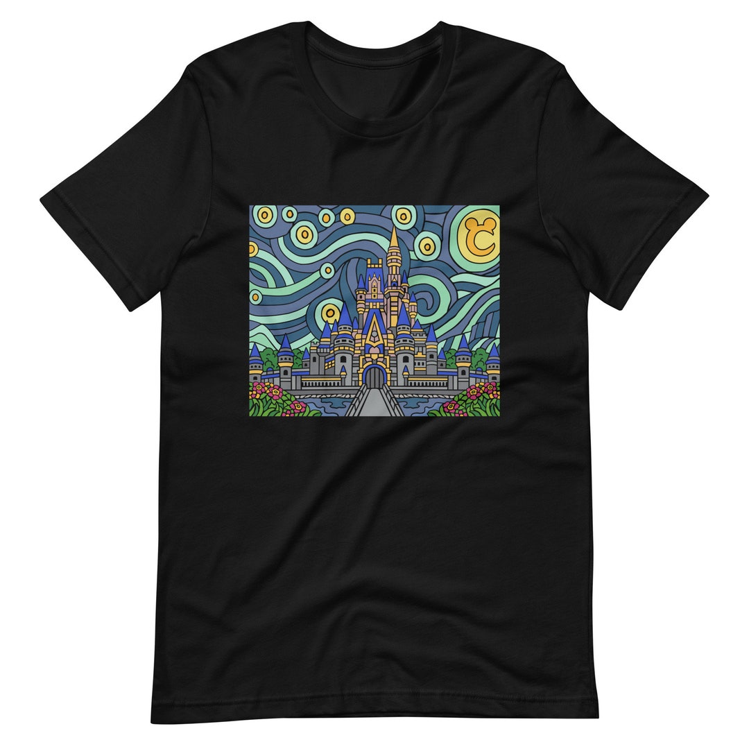 Starry Night Magic Kingdom T-shirt - Etsy