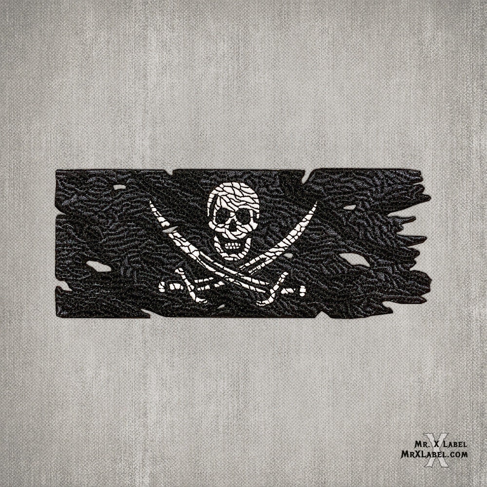 Pirate Flag Patch Calico Jack john Rackham 100% - Etsy