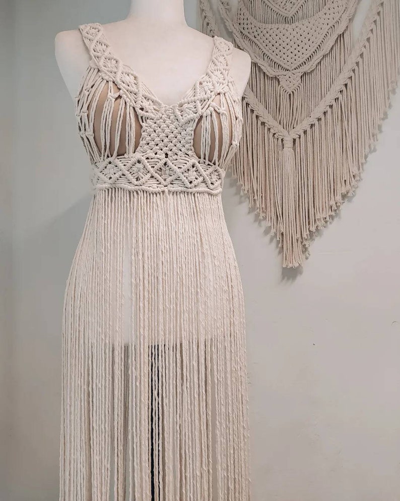 Robe Macramé / Vêtements de plage / Couvertures de plage / - Etsy France