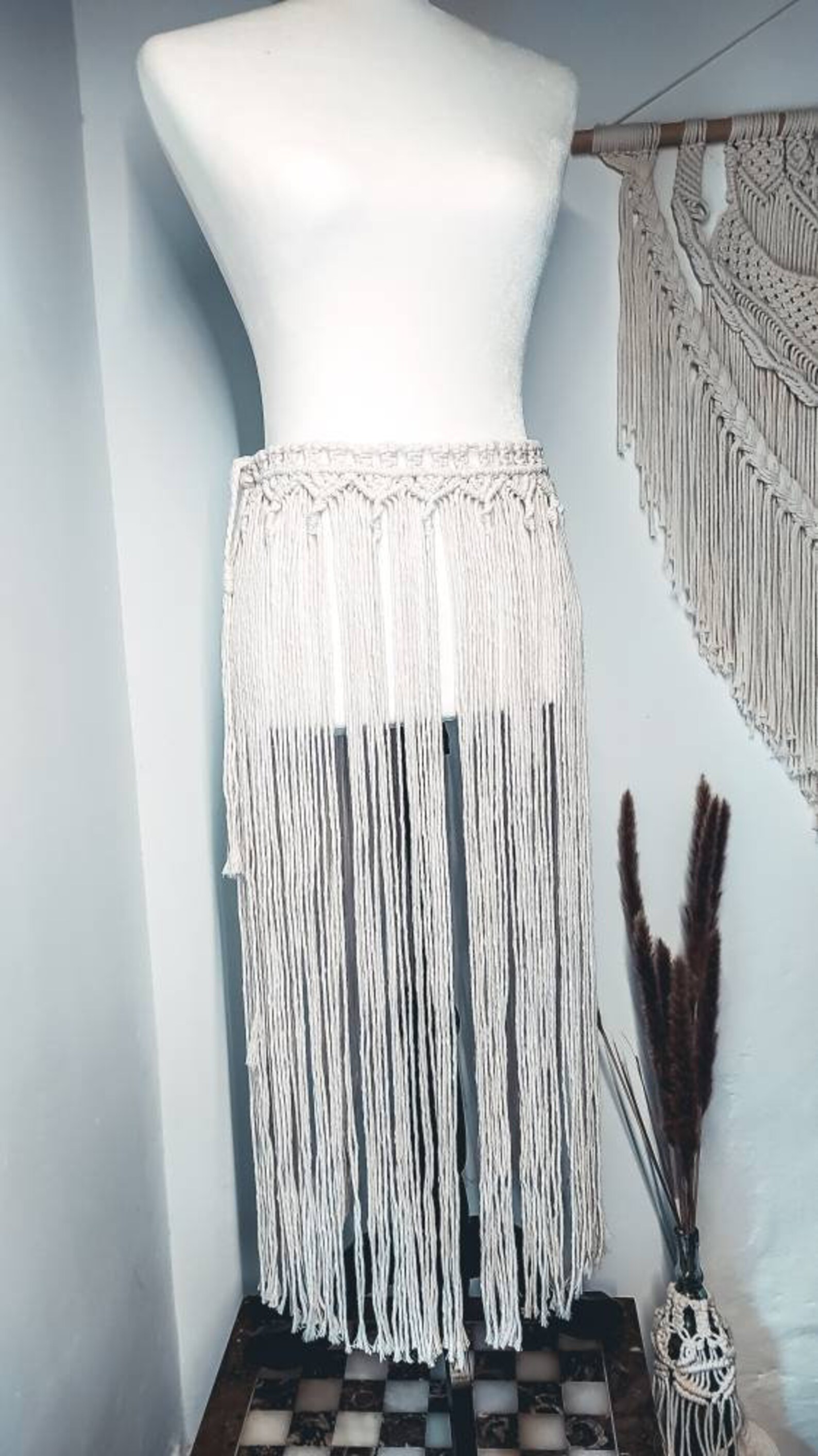 Macrame Beach Skirt/ Beach Clothes/ Beachwear/ Beach Cover | Etsy