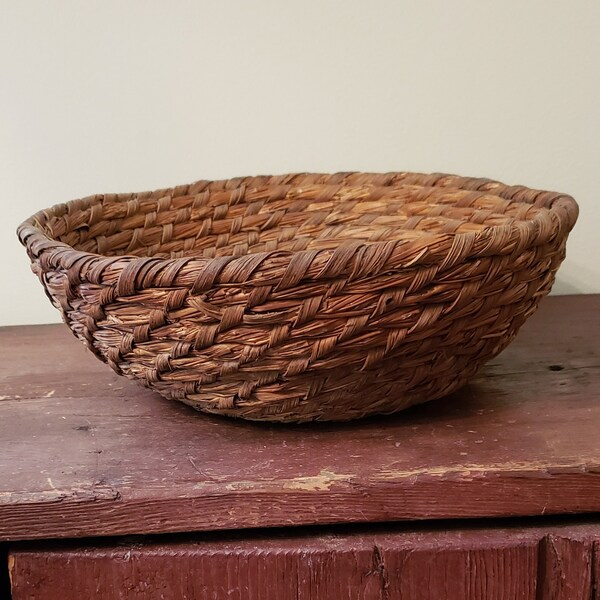 Antique Rye Basket - Etsy