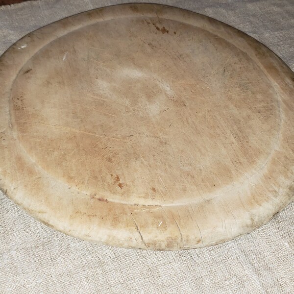 Antique Round Cutting Board - Etsy